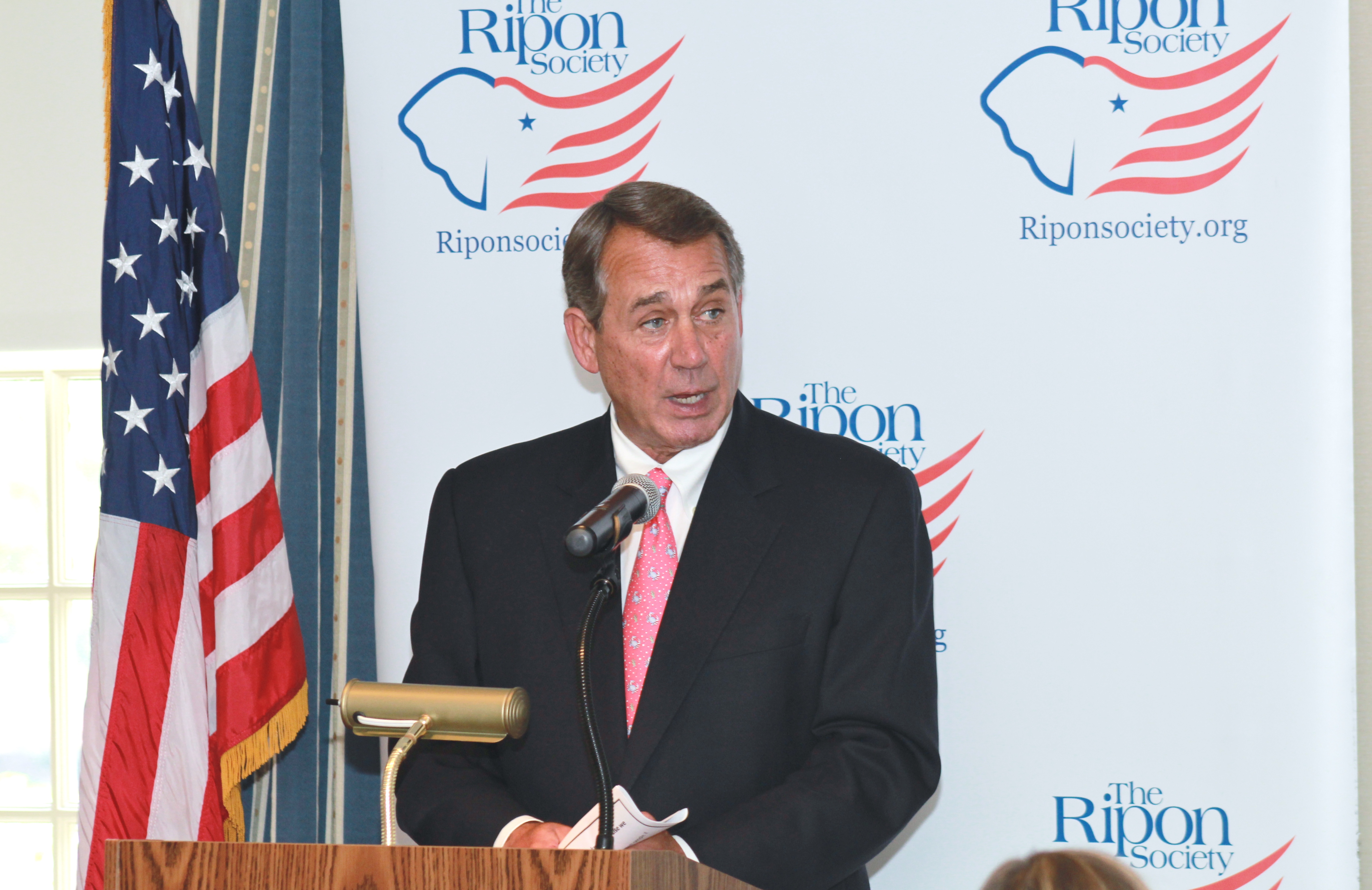 Speaker John Boehner - The Ripon Society : The Ripon Society